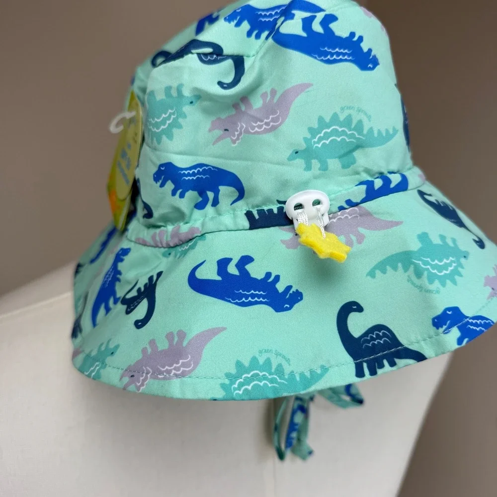 Green Sprouts | Accessories | Green Sprouts Baby Sun Hat Upf 5 Dinosaur ...